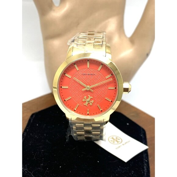 Tory Burch | Accessories | Tory Burch Womens Watch Tbw56 Quartz Red ...